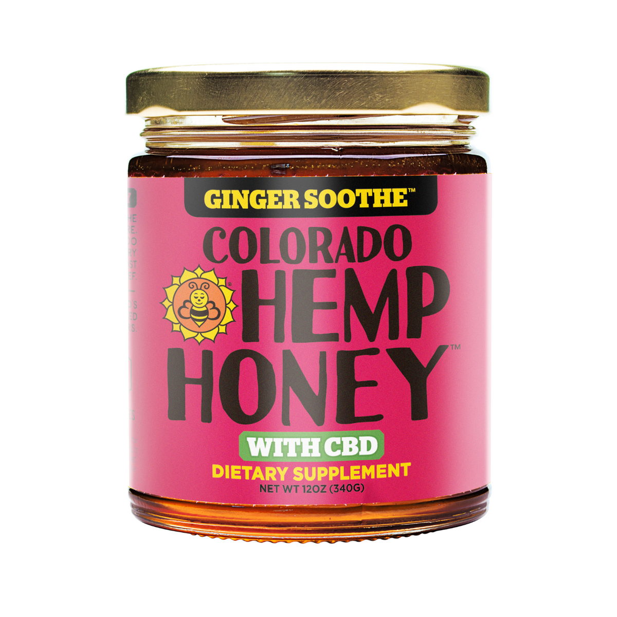 Delta-9 THC:CBD Infused Black Label Honey Jar | Colorado Hemp Honey