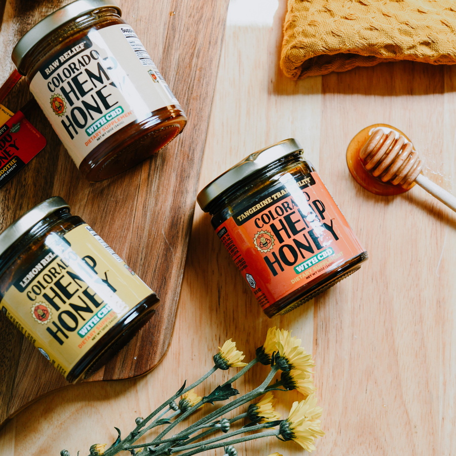 CBD Hemp Honey Jars – Colorado Hemp Honey