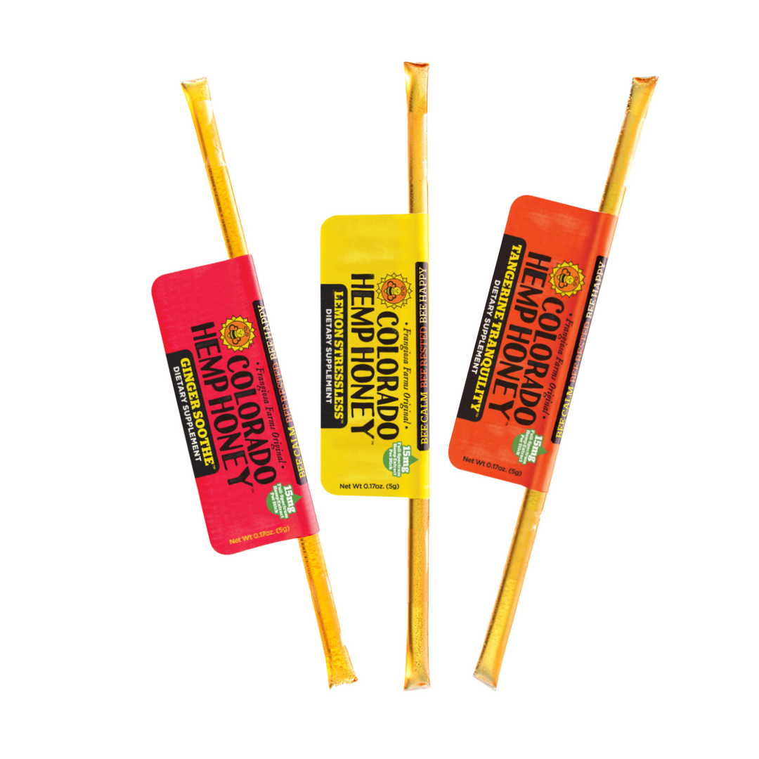 Essential Honey Stick Bundle - 30ct | Colorado Hemp Honey